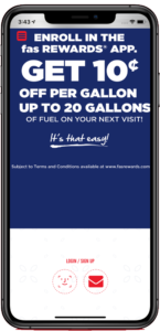 fas REWARDS® - Express Stop